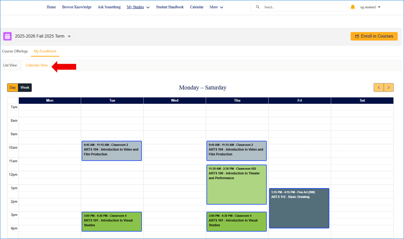 Instructions - Online Course Registration User Guide for Student